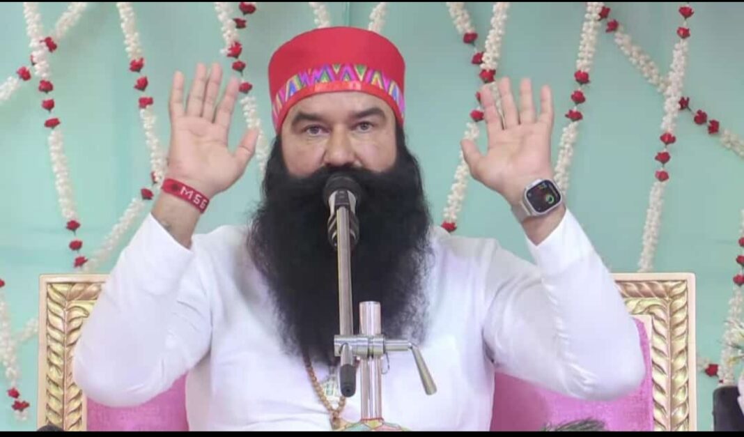 Baba Gurmeet Ram Rahim out on parole is organising talk shows