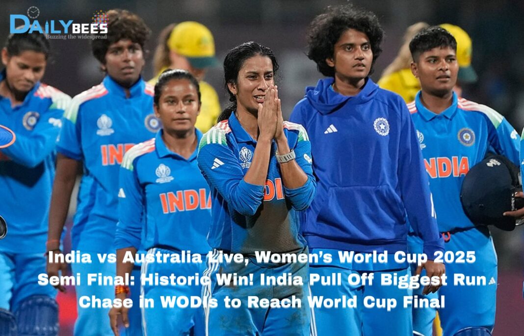 India vs Australia: India’s Record Win in WC 2025 Semi