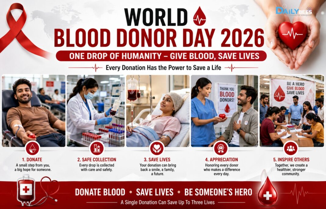 World Blood Donor Day 2026: One Drop of Humanity